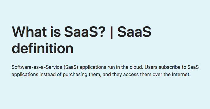 SaaS Definition | What is Software-as-a-Service? - Hybrid Cloud Tech
