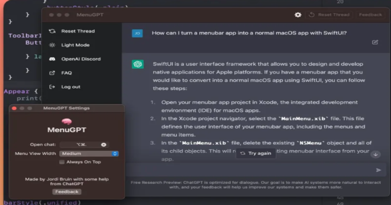 How To Use Chatgpt From Apple Macs Menu Bar Using Macgpt Hybrid Cloud Tech